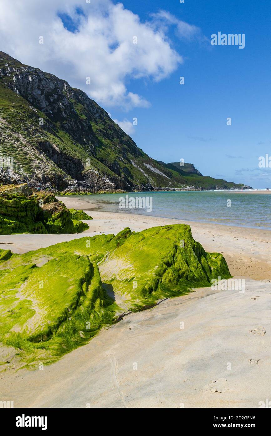 Beautiful scenery of Maghera beach at Ardara, county Donegal, Ireland ...