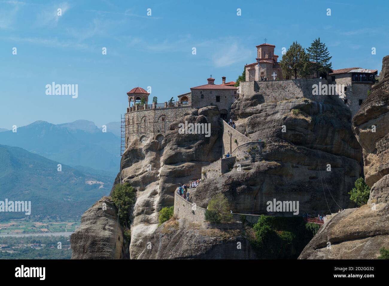 Monastery of Grand Meteoro, Meteora, Trikala, Greece. UNESCO world ...
