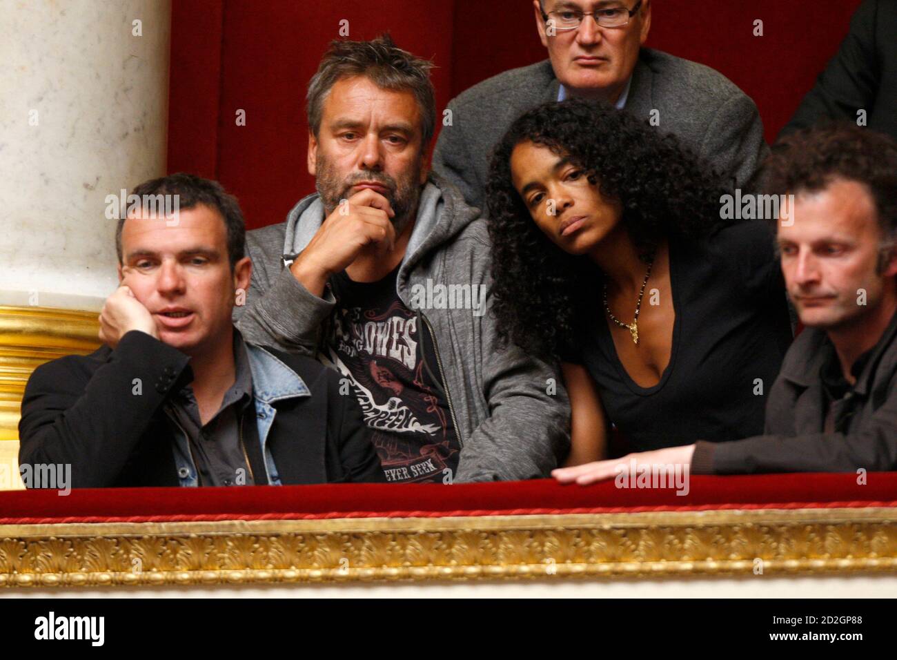 Luc besson and wife virginie silla hi-res stock photography and images ...