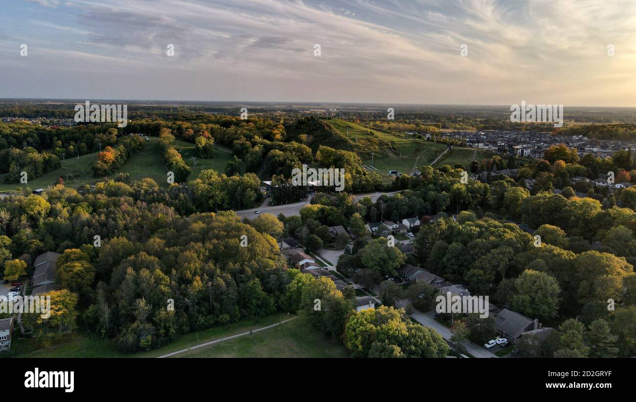 Boler Mountain - London Ontario Aerial 2020 Stock Photo - Alamy