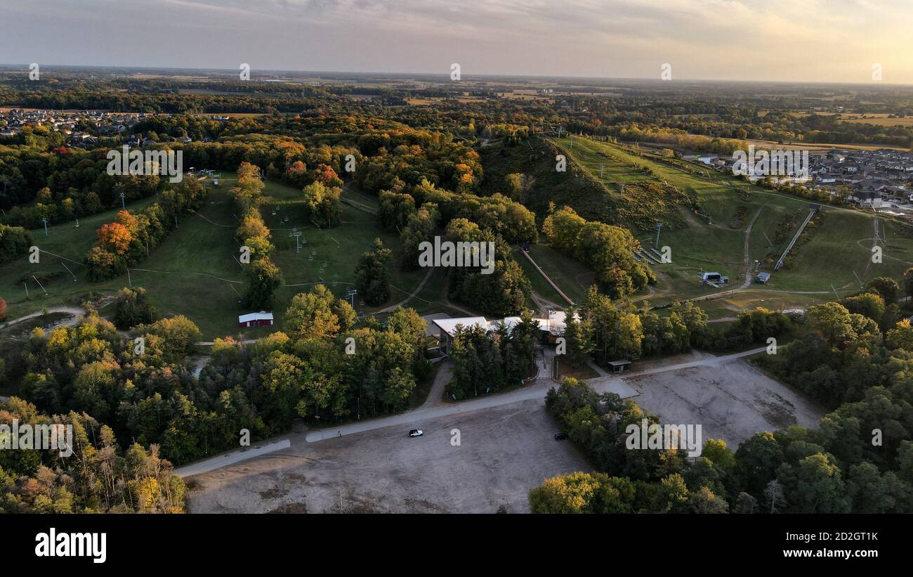 Boler Mountain - London Ontario Aerial 2020 Stock Photo - Alamy