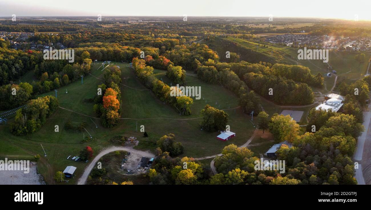 Boler Mountain - London Ontario Aerial 2020 Stock Photo - Alamy