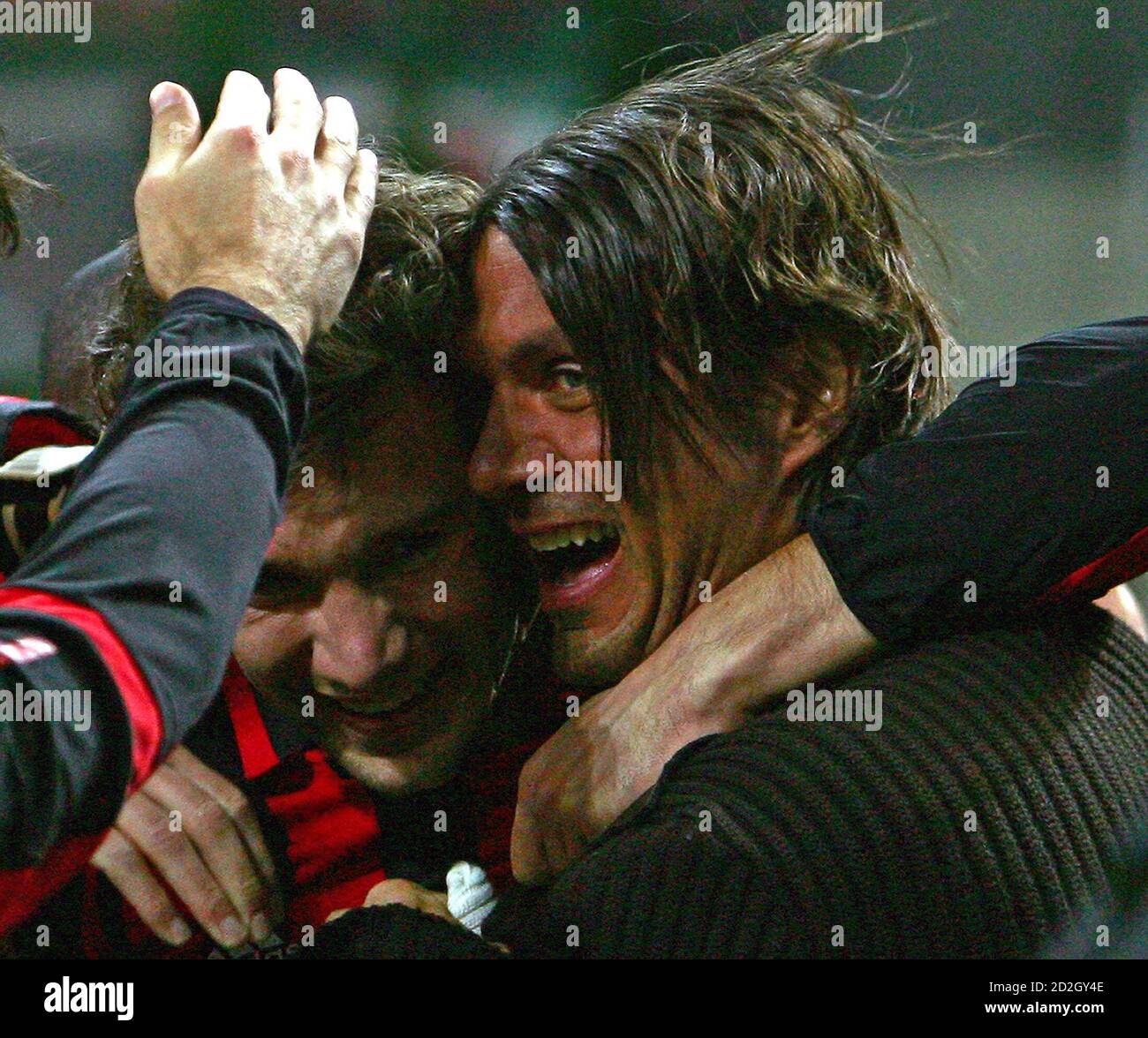 Ac milan shevchenko celebrates team hi-res stock photography and images ...