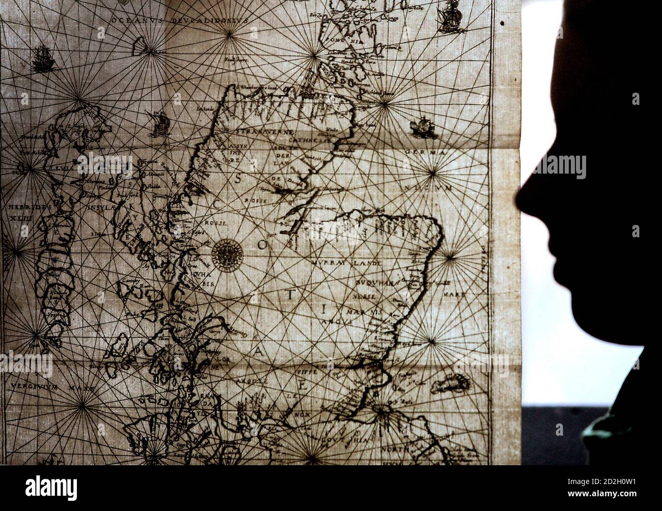 Scotland map 16th century hi-res stock photography and images - Alamy