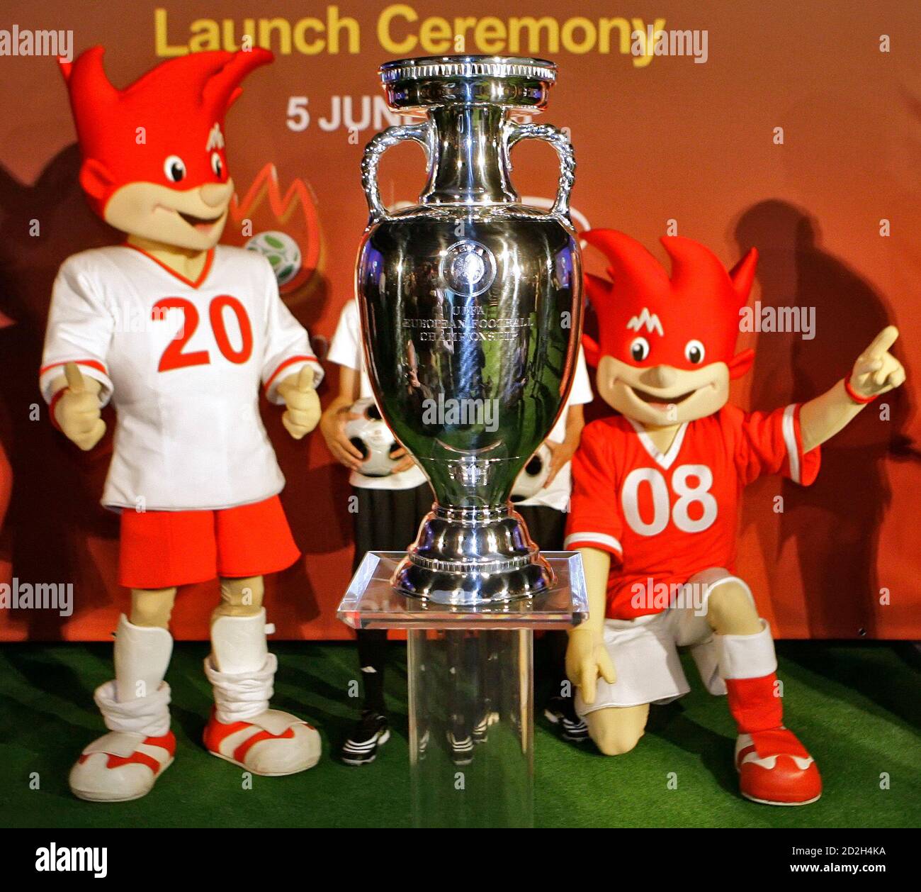 The euro 2008 mascots flix and trix hi-res stock photography and images ...