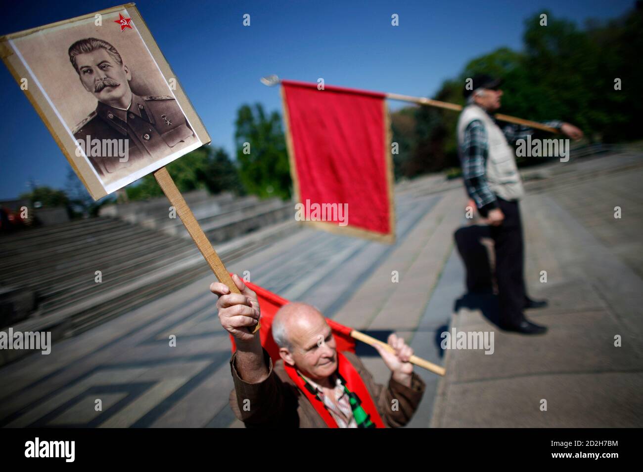 Joseph stalin flag hi-res stock photography and images - Alamy