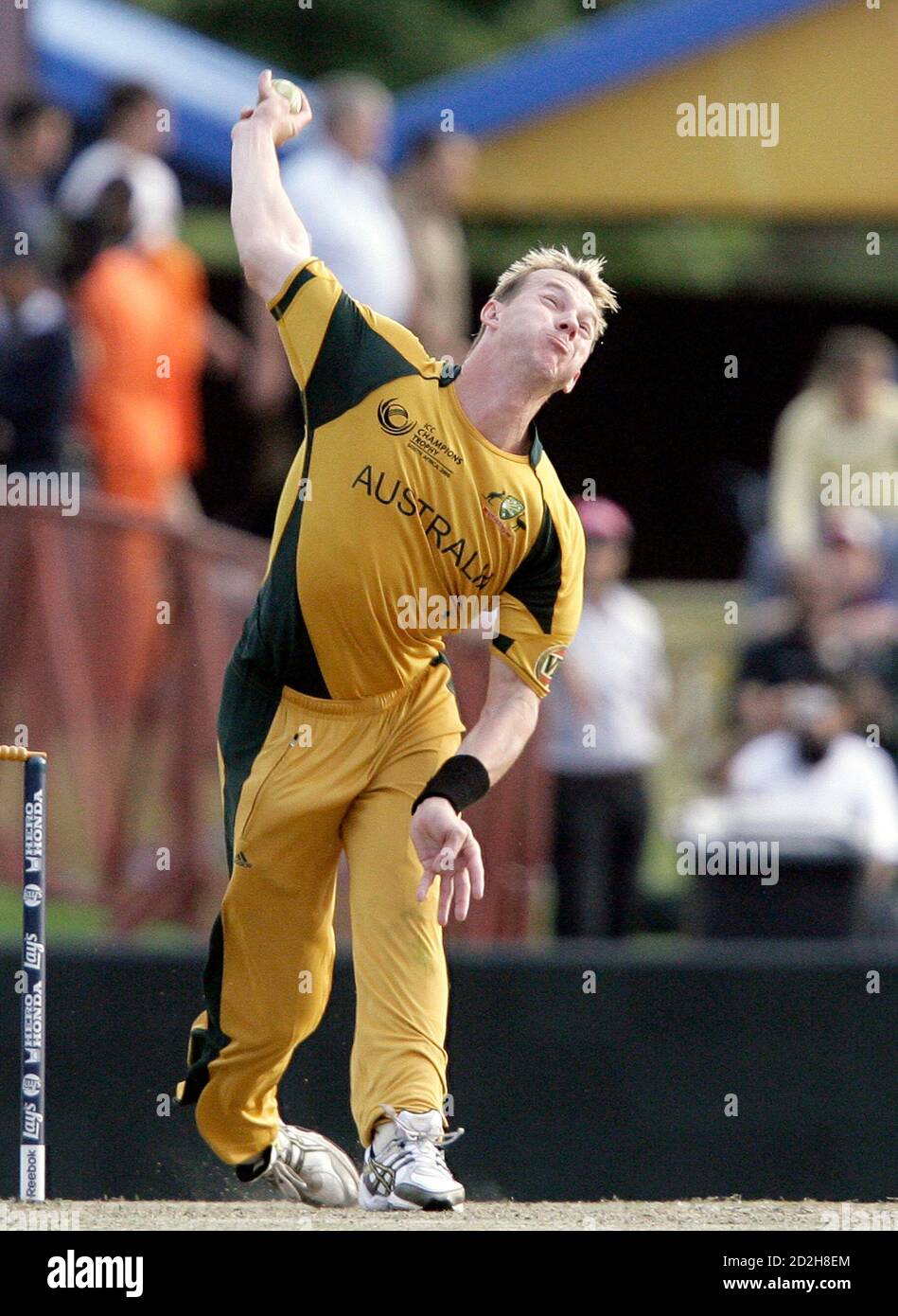 Australias brett lee hi-res stock photography and images - Alamy