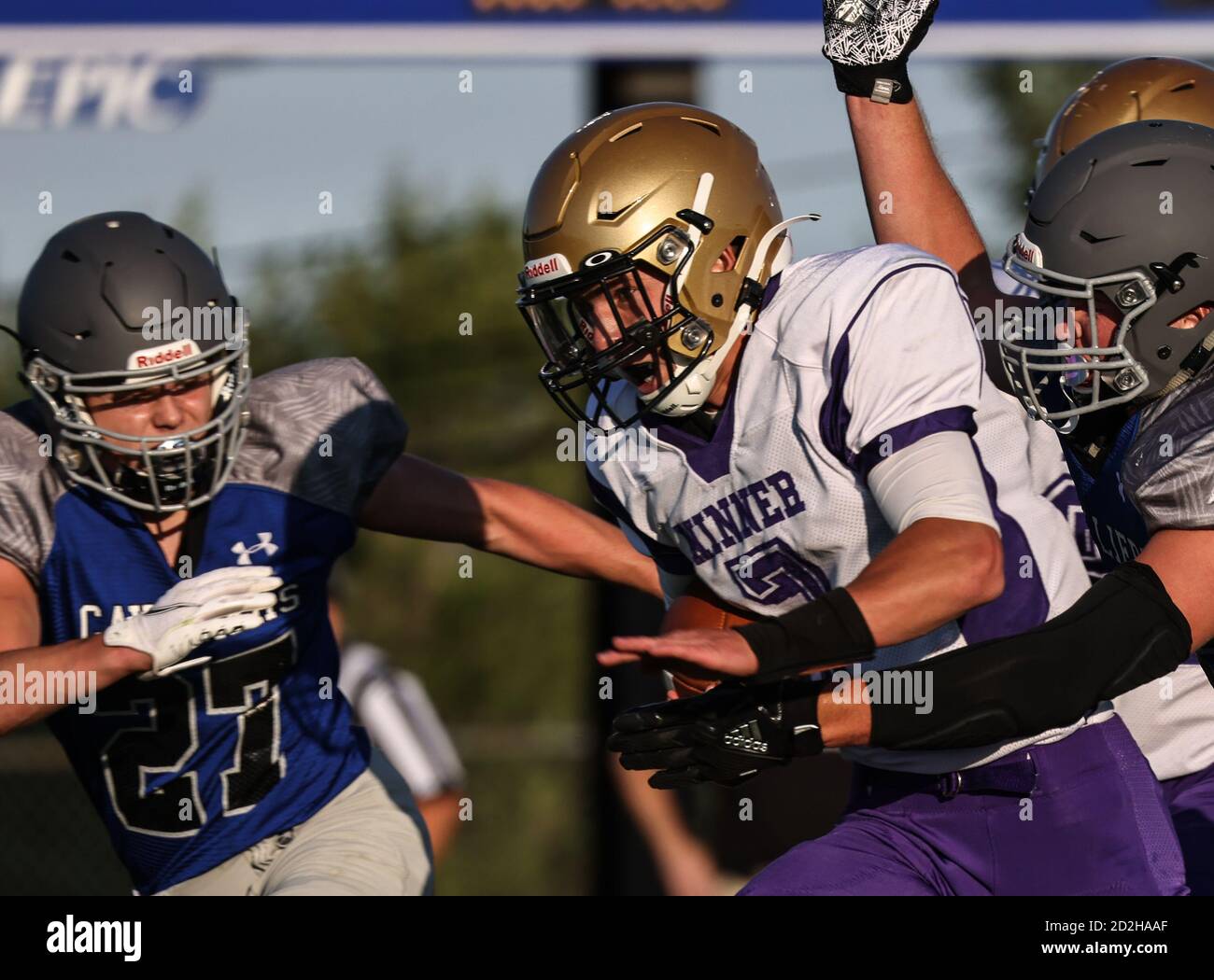 High school football action with St. Thomas More vs Winner in Rapid ...