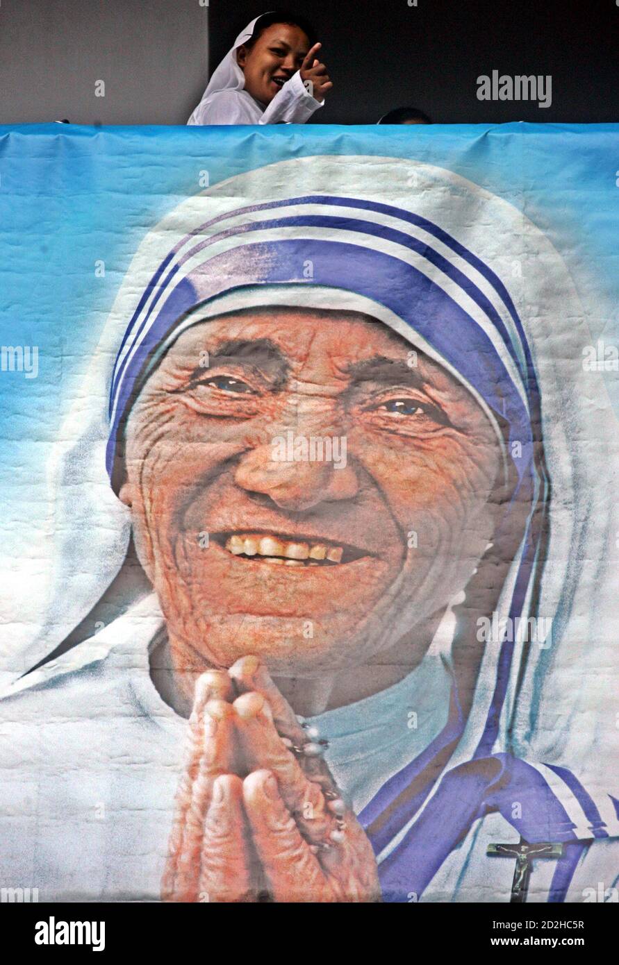 Catholic nun standing on balcony hi-res stock photography and images ...