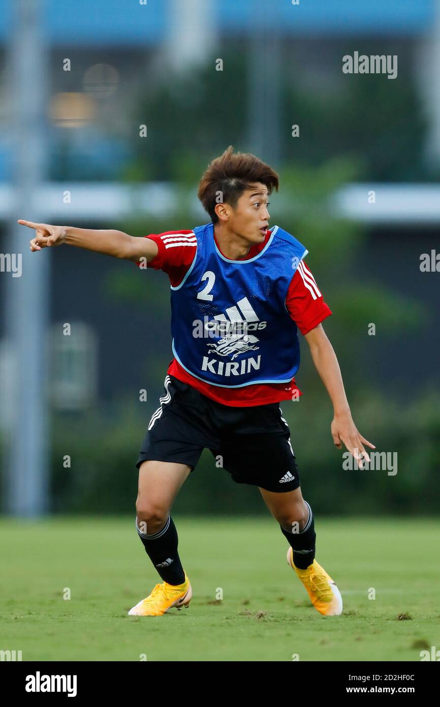 Chiba, Japan. 6th Oct, 2020. Jun Nishikawa (JPN) Football/Soccer : U19 ...