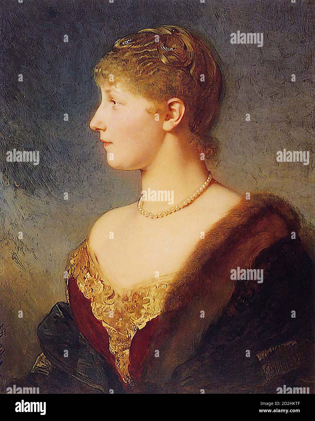Angeli Heinrich Von - Crown Princess Stephanie - Austrian School - 19th ...