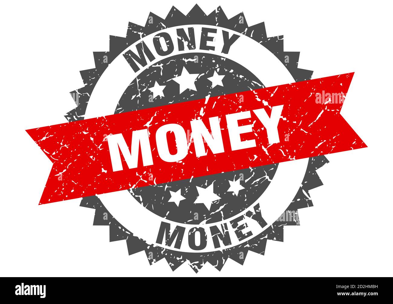 money stamp. round grunge sign with ribbon Stock Vector Image & Art - Alamy