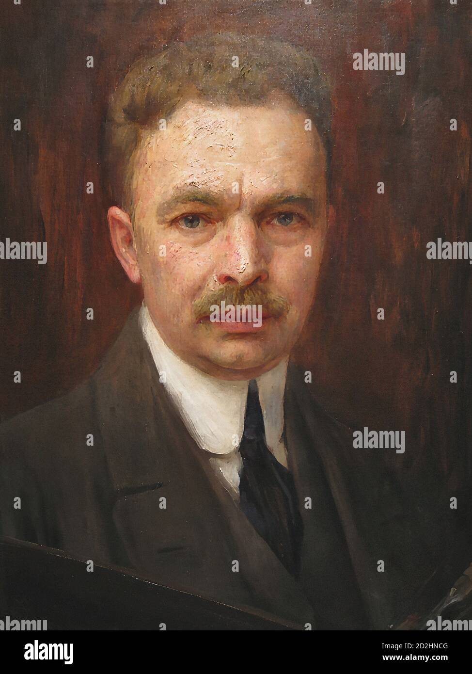 Auer Robert - Self Portrait 2 - Austrian School - 19th Century Stock ...