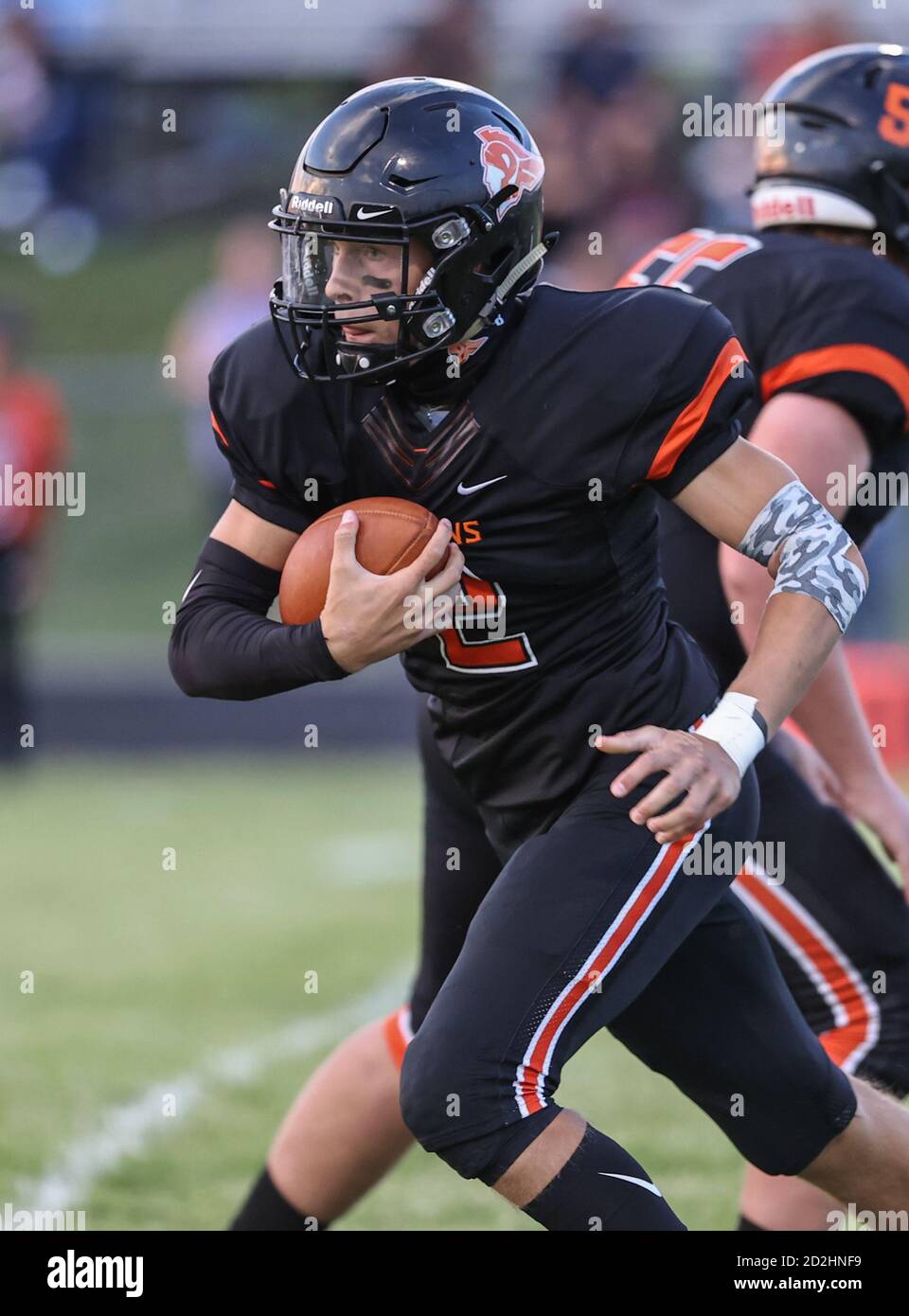 Football action with Rigby vs Post Falls High School in Post Falls ...