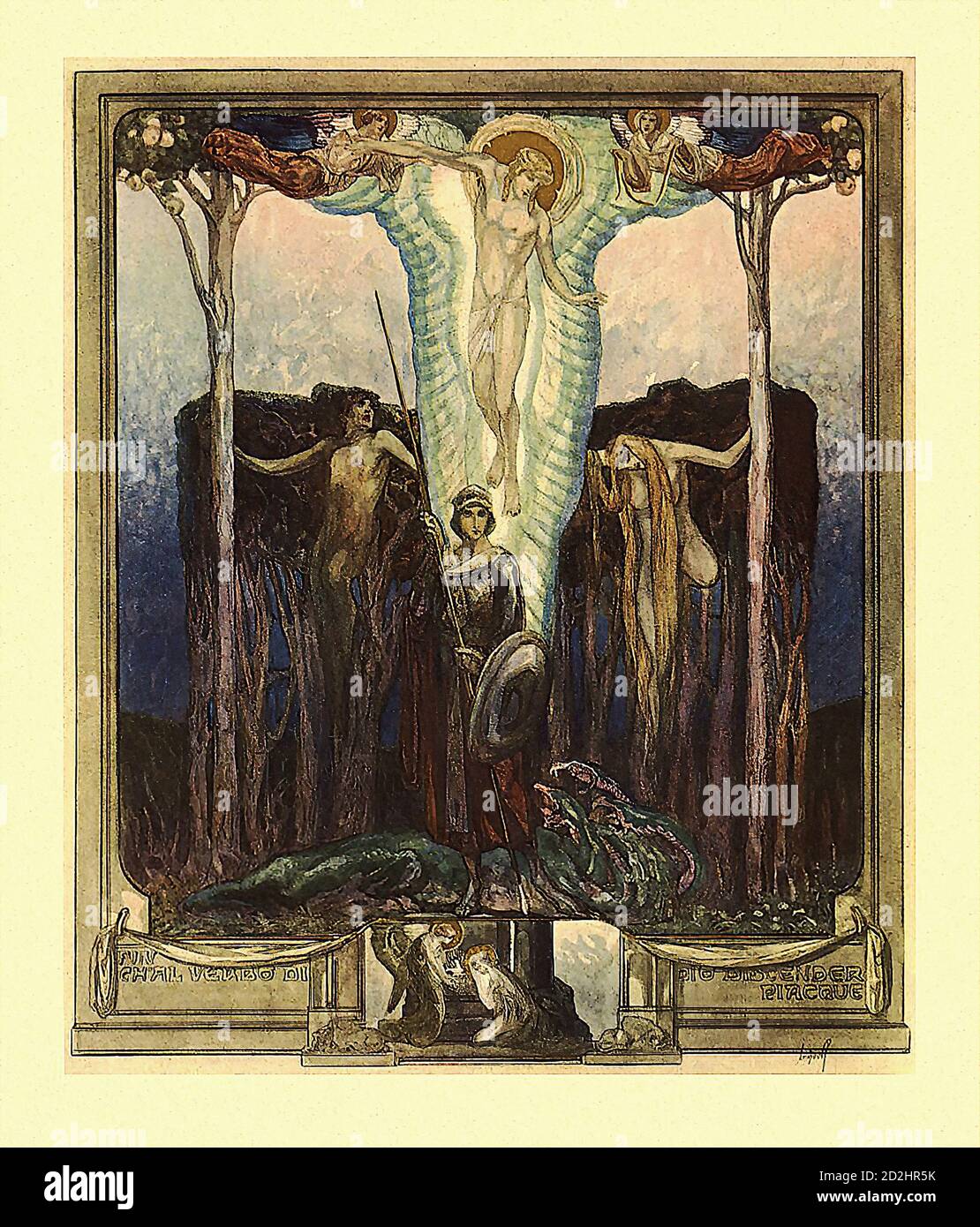 Bayros Franz Von - Illustration for Dante Alighieri's 'the Divine ...