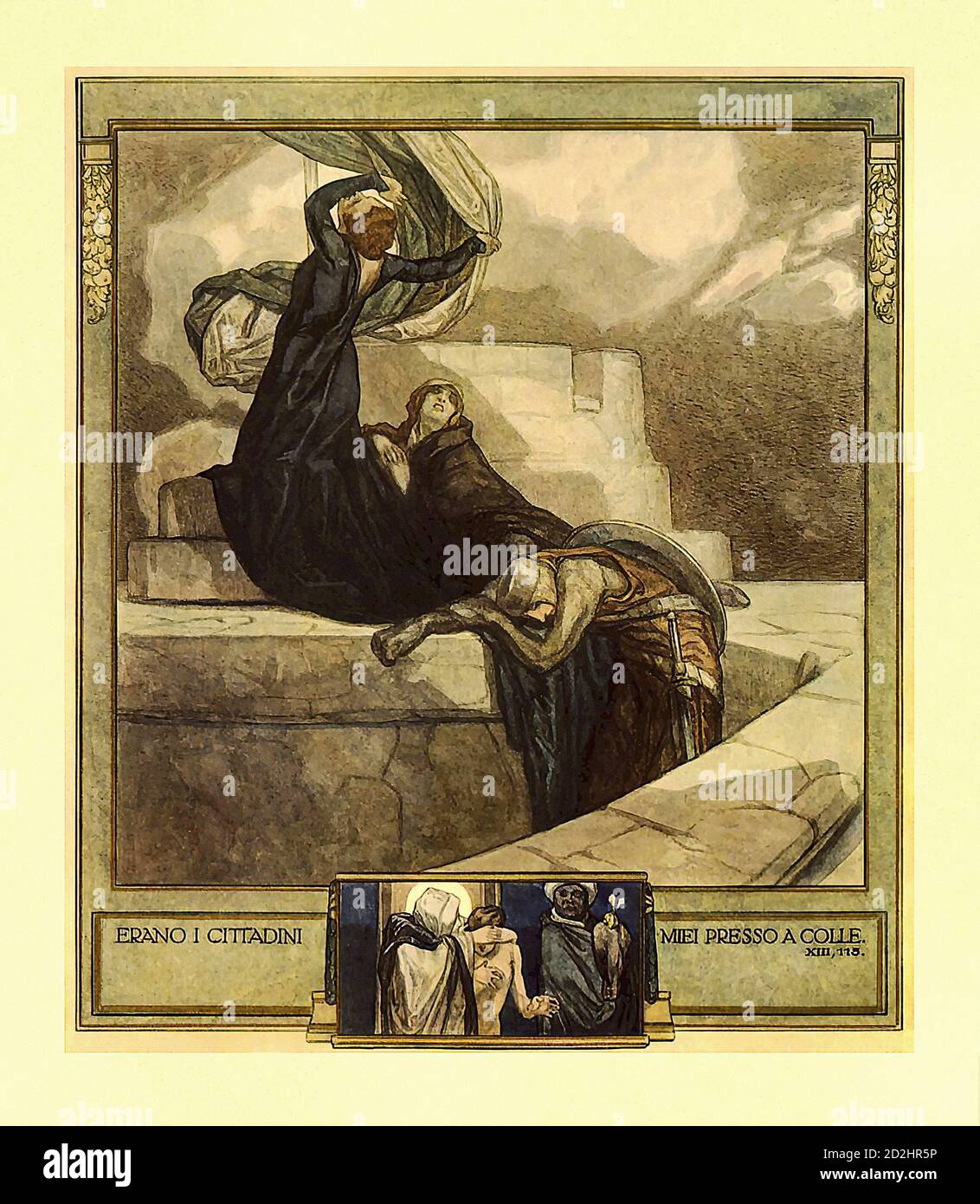 Bayros Franz Von - Illustration for Dante Alighieri's 'the Divine ...