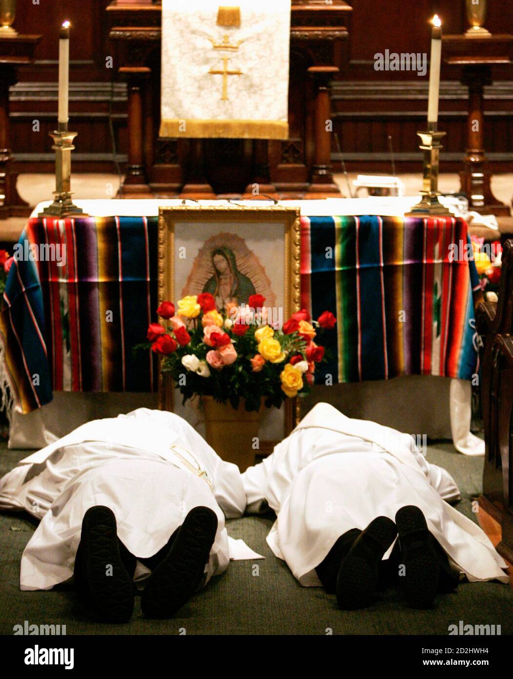 Prostrate catholic hi-res stock photography and images - Alamy