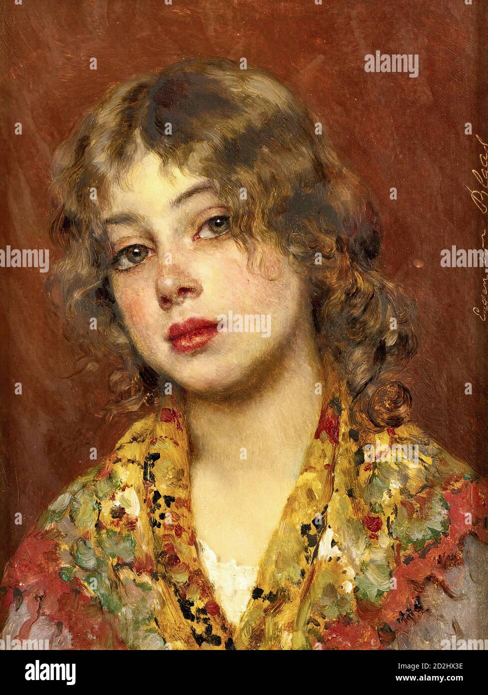 Gypsy girl painting hi-res stock photography and images - Alamy