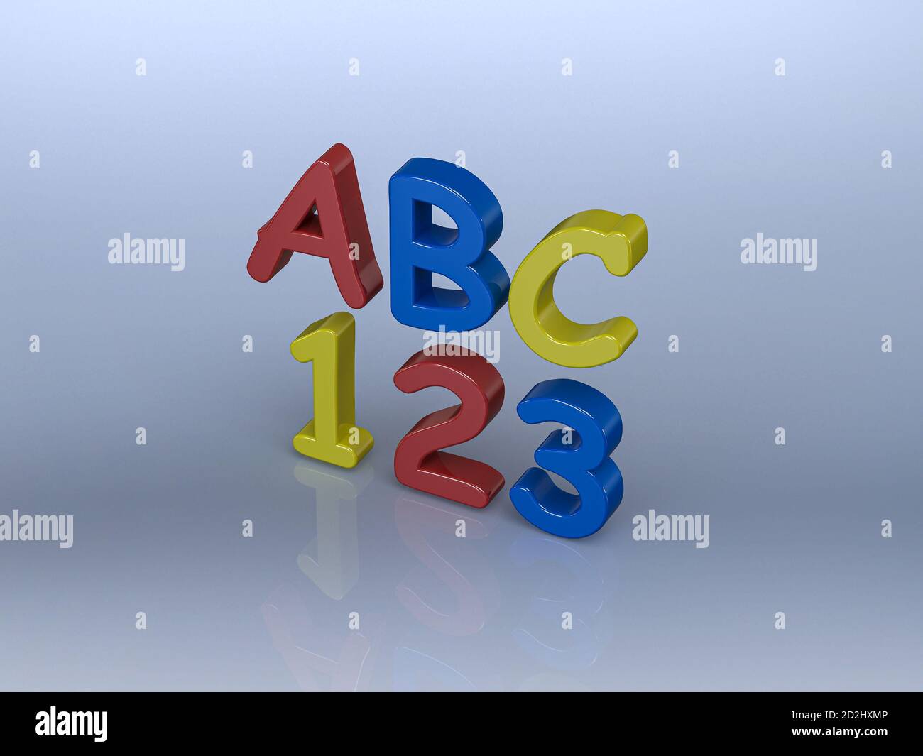 Artistic letters and numbers using a computer Stock Photo - Alamy
