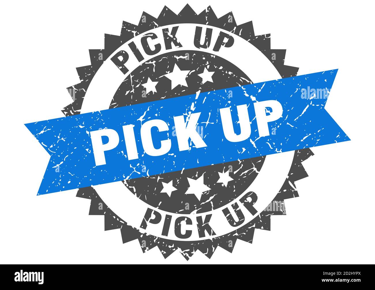 Pick up stamp round Cut Out Stock Images & Pictures - Alamy