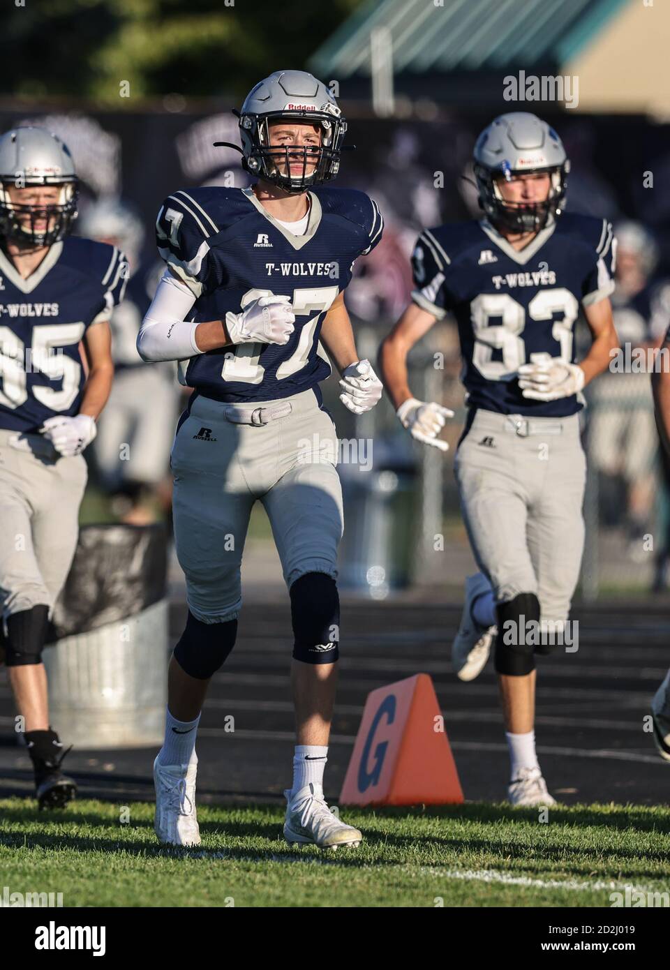 High School Football action with Sandpoint vs Lake City Junior Varsity ...