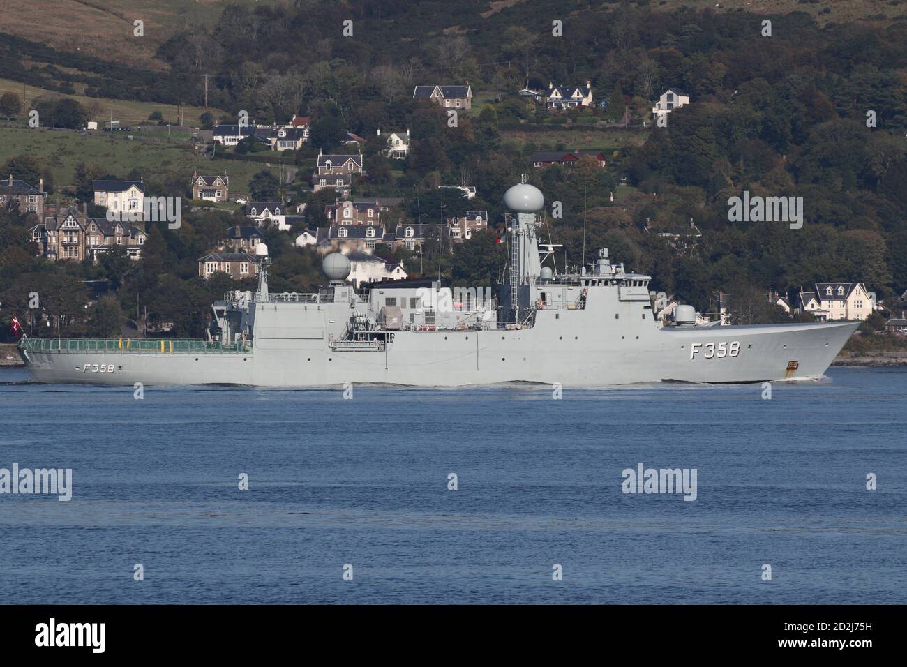 HDMS Triton (F358), a Thetis-class frigate operated by the Royal Danish ...