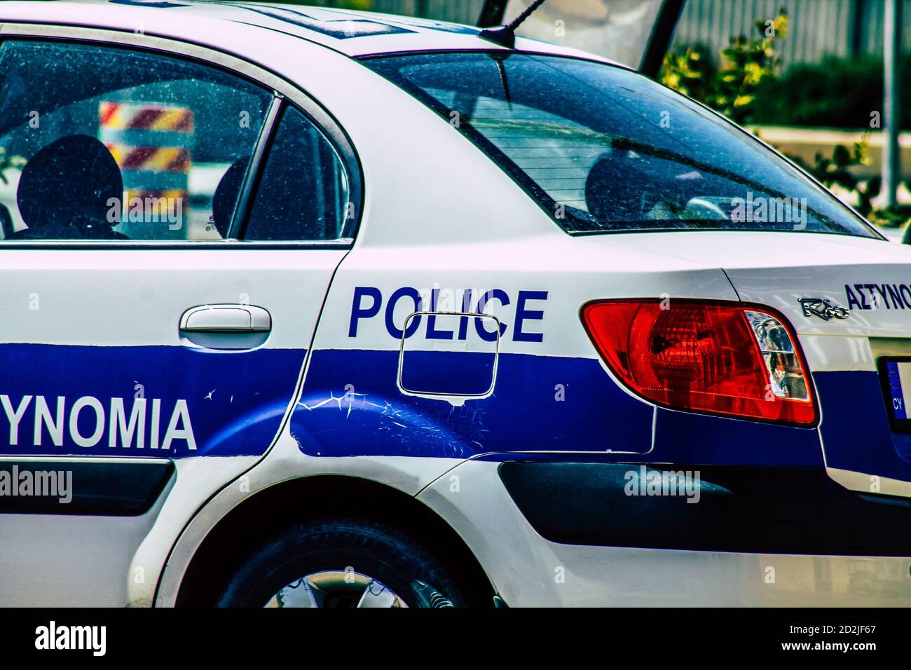 Cyprus police car hi-res stock photography and images - Alamy