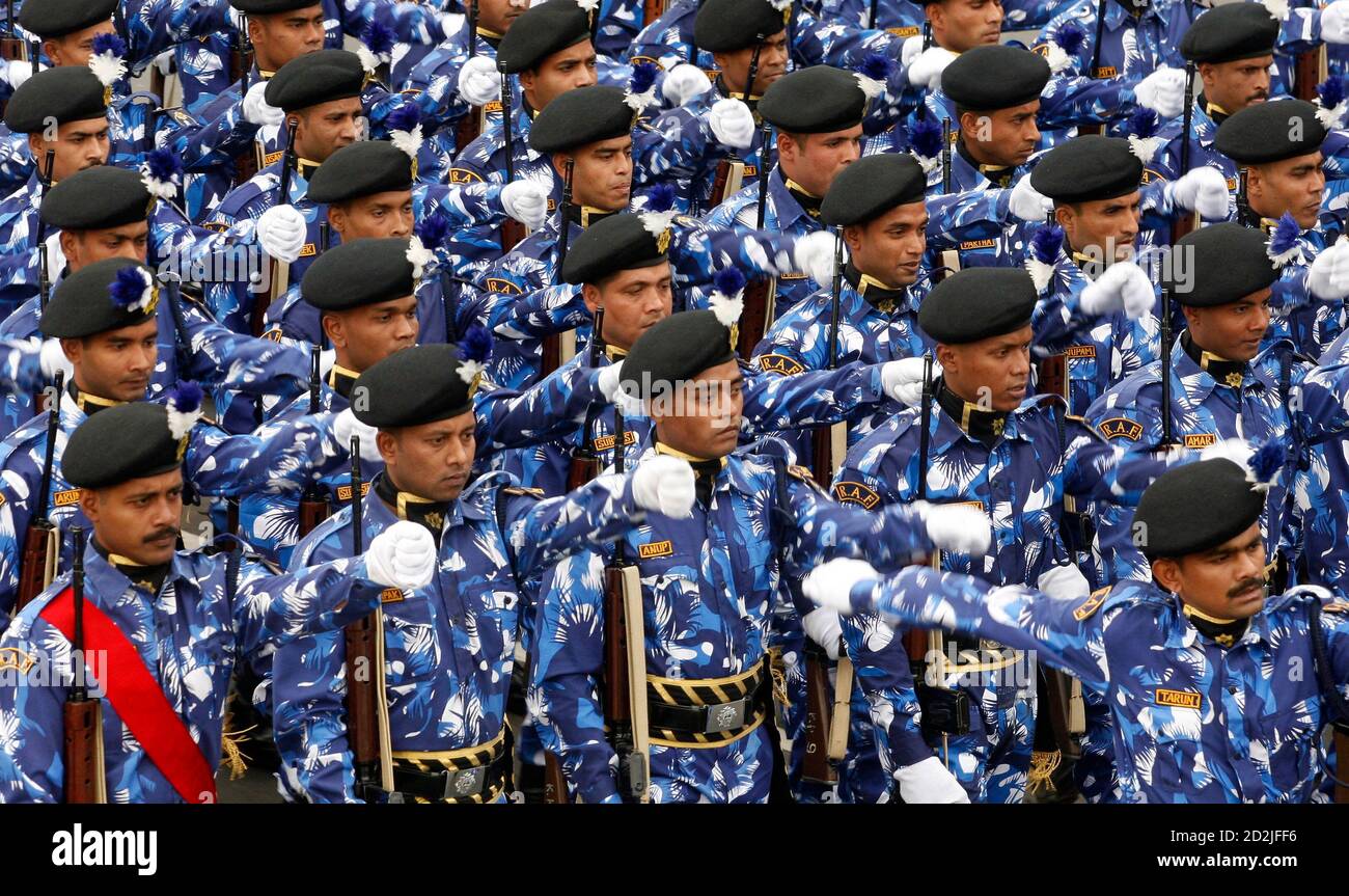 Indian rapid action force raf hi-res stock photography and images - Alamy