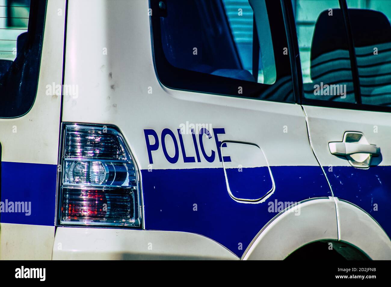 Cyprus police car hi-res stock photography and images - Alamy