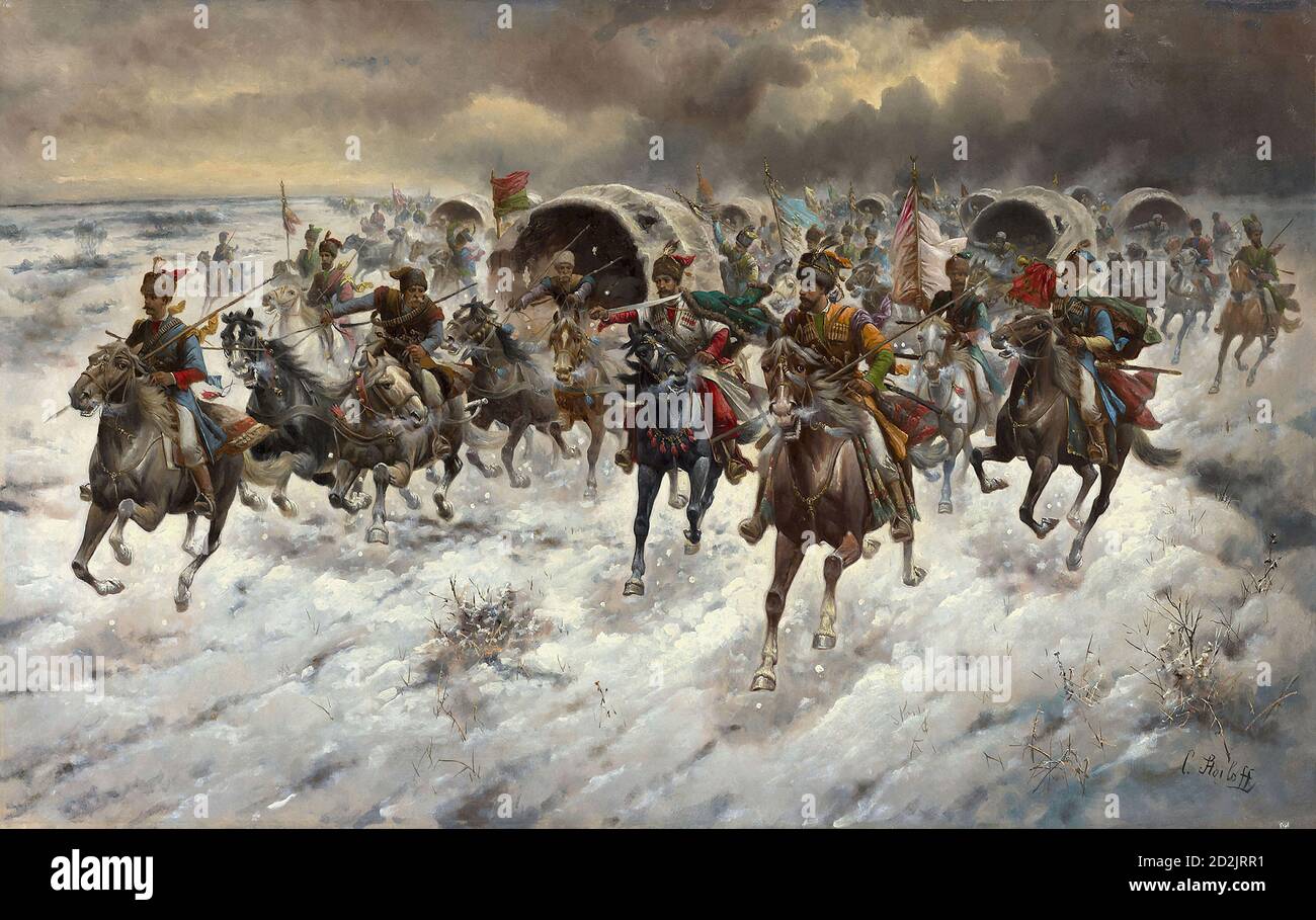 Cossacks 19th century hi-res stock photography and images - Alamy