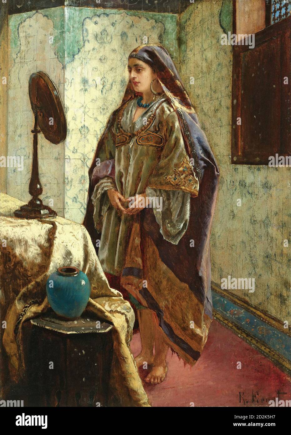 Boudoir, painting, 19th century hi-res stock photography and images - Alamy