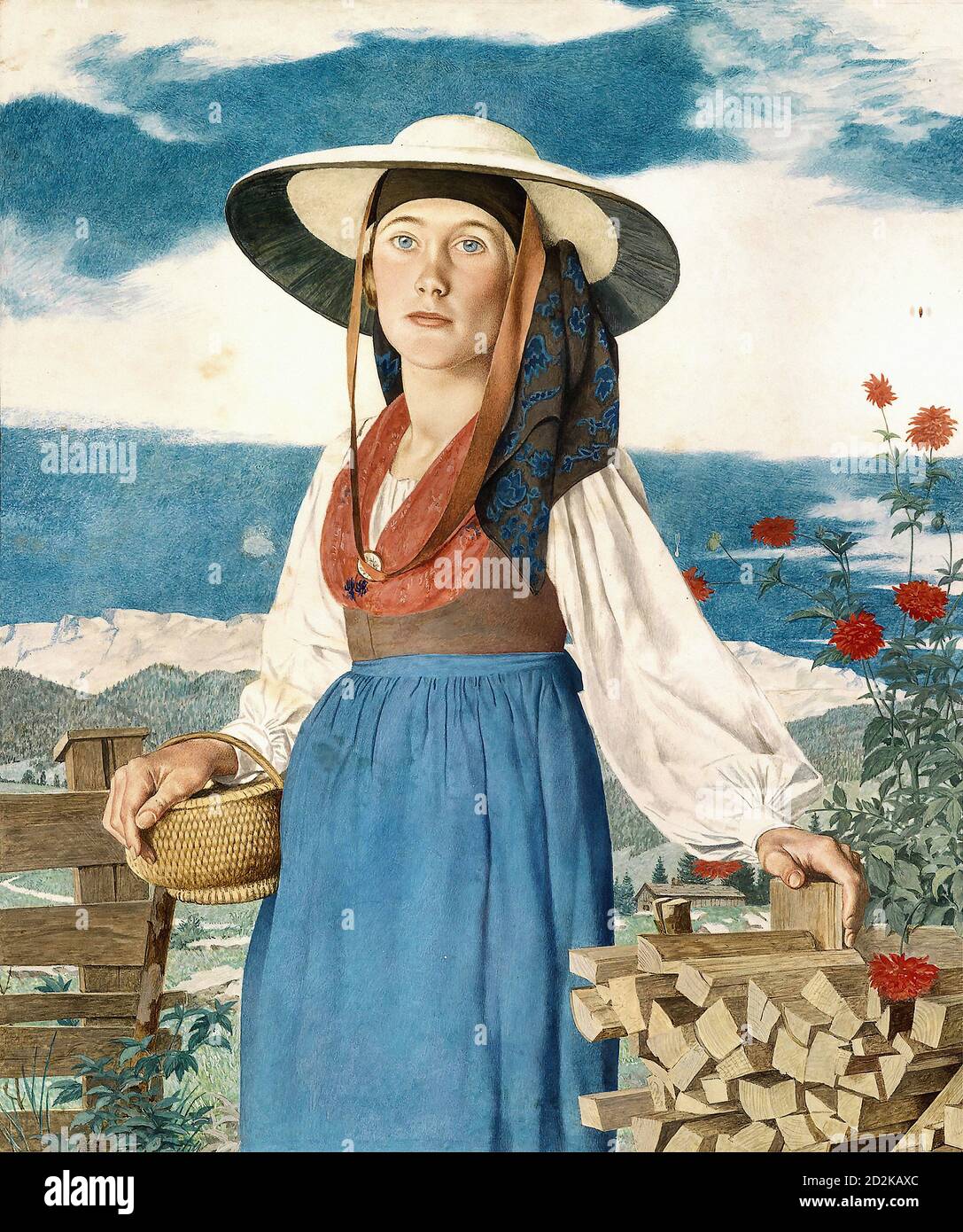 Hammer Viktor - Grundlseer Bäuerin in Alter Tracht (Schanzl Flora ...