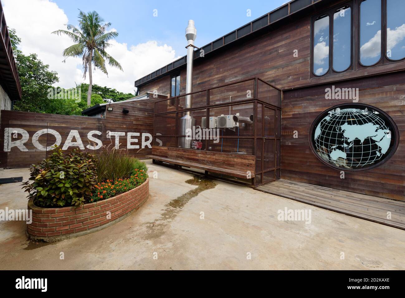 Bangkok, Thailand - 16 September, 2020: Front side architecture of NANA ...