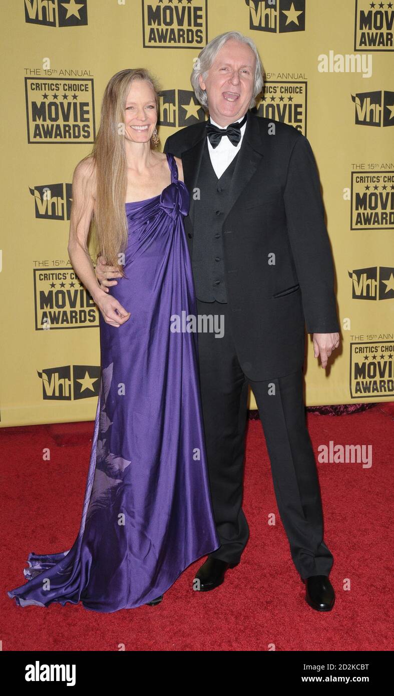 James Cameron and wife Suzy Amis at 15th Annual Critics Choice Movie ...