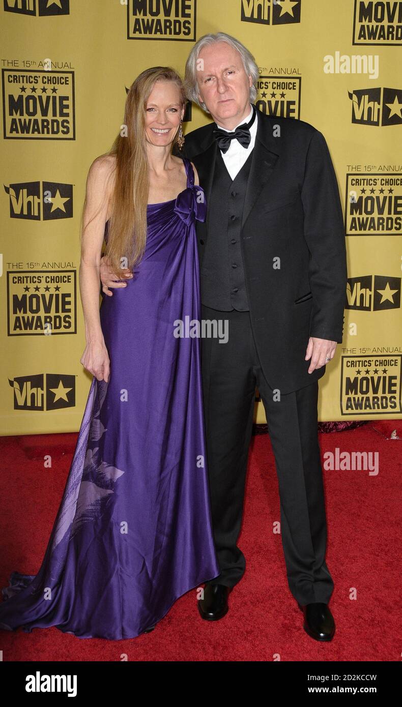 James Cameron and wife Suzy Amis at 15th Annual Critics Choice Movie ...
