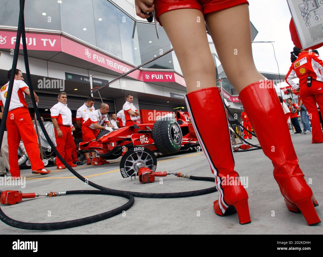 Pit Stop Girl High Resolution Stock Photography and Images - Alamy