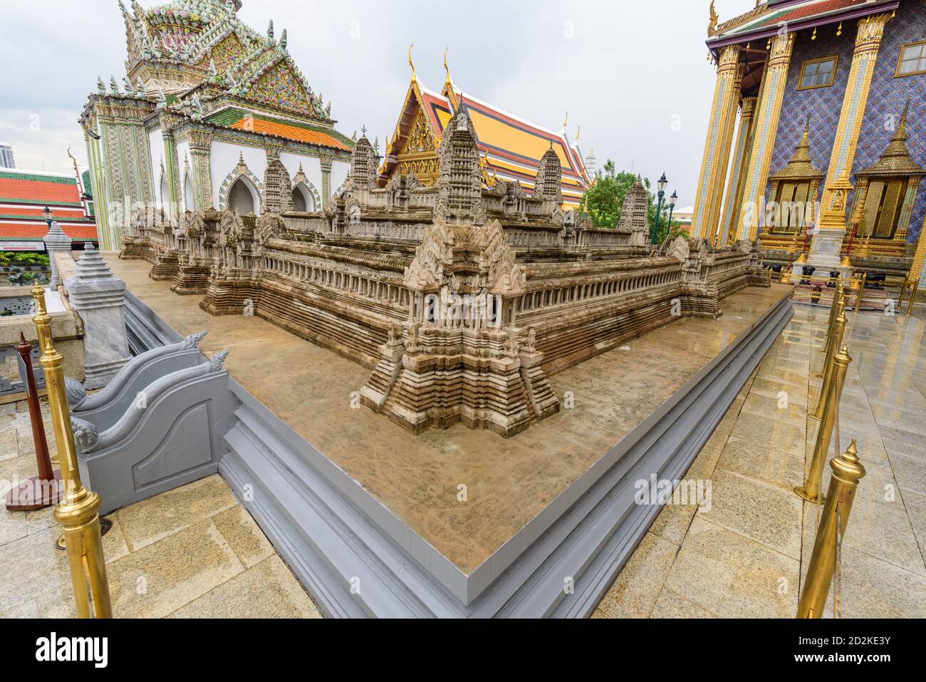 Bangkok, Thailand - 16 September, 2020: Mock Model of Angkor Wat in Wat ...