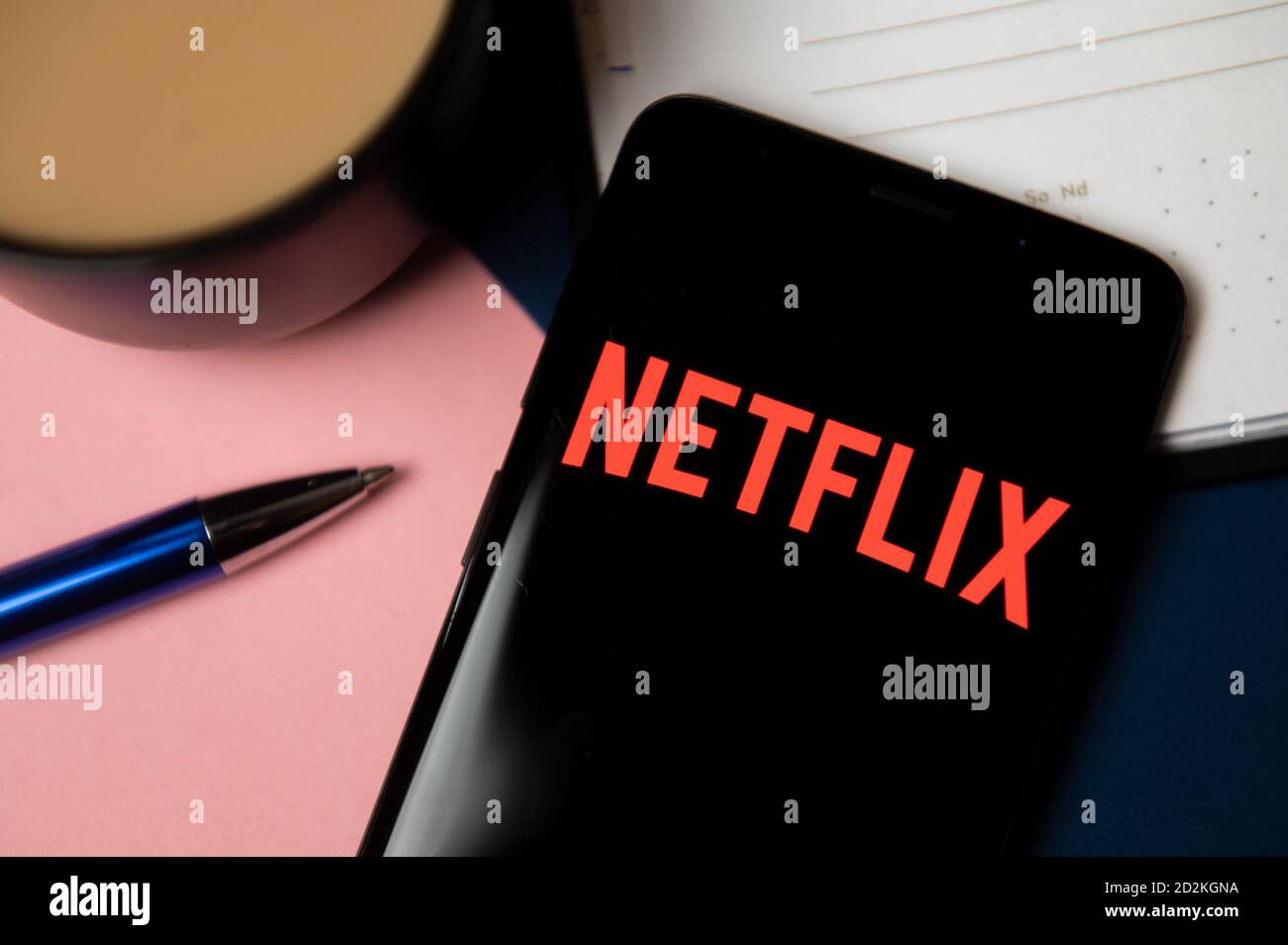 Photo illustration netflix logo hi-res stock photography and images - Alamy