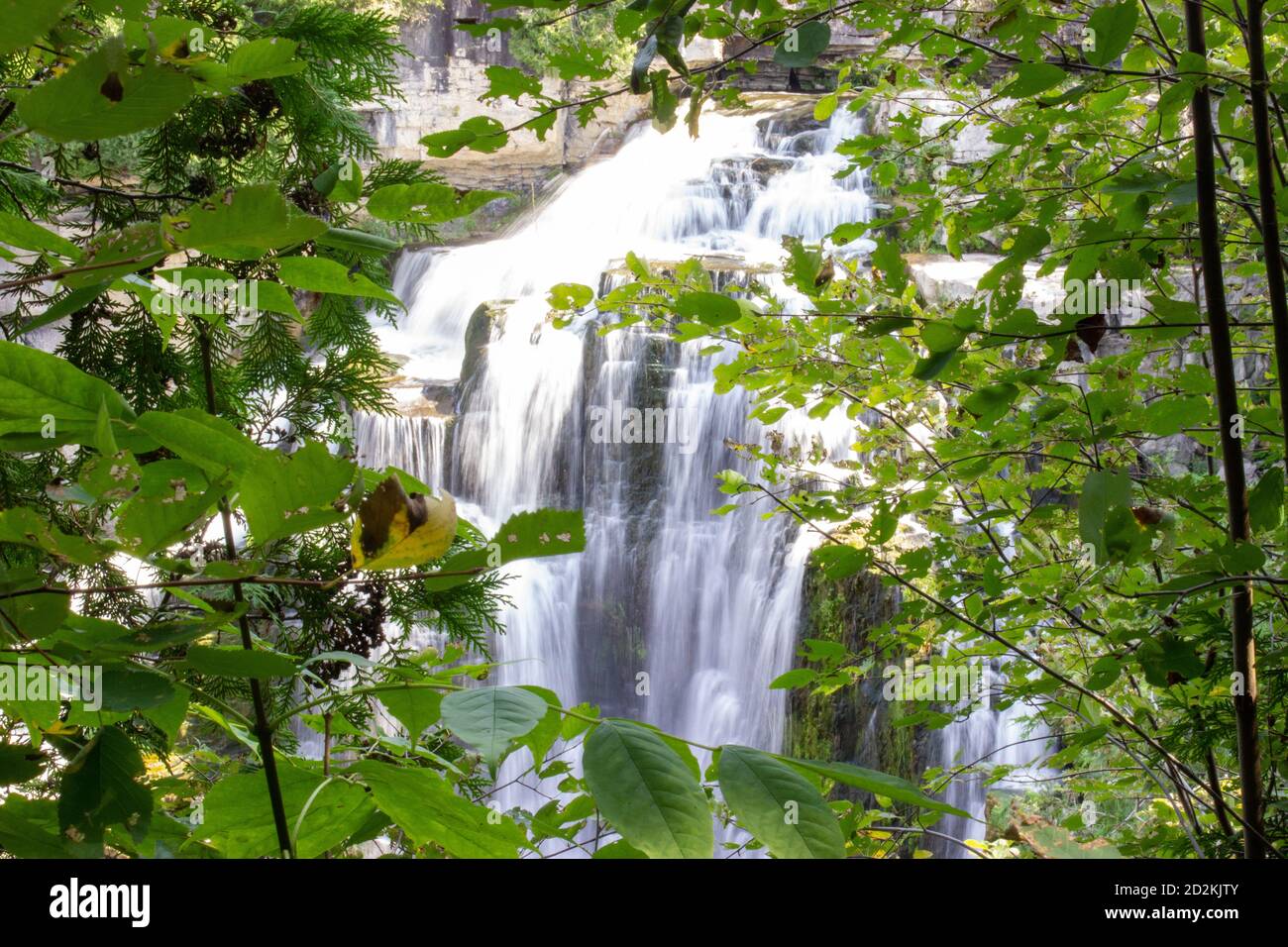 Waterfall at Inglis Falls Stock Photo - Alamy