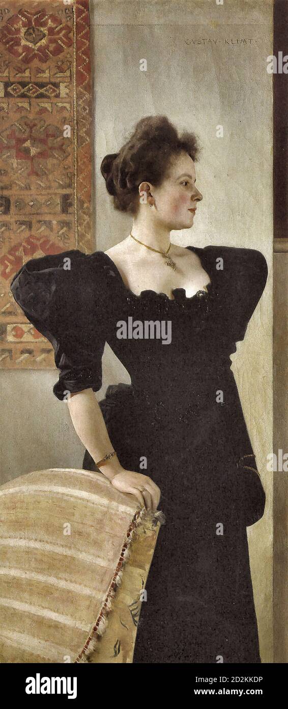 Klimt Gustave - Bildnis Marie Breunig - Austrian School - 19th Century ...