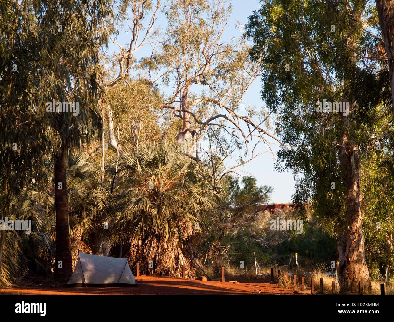 Camp at Crossing Pool, Fortescue River, Millstream Chichester National ...