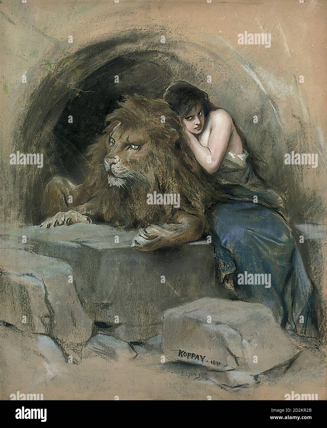 Koppay Joszi Arpad - the Strong and the Weak - Austrian School - 19th ...