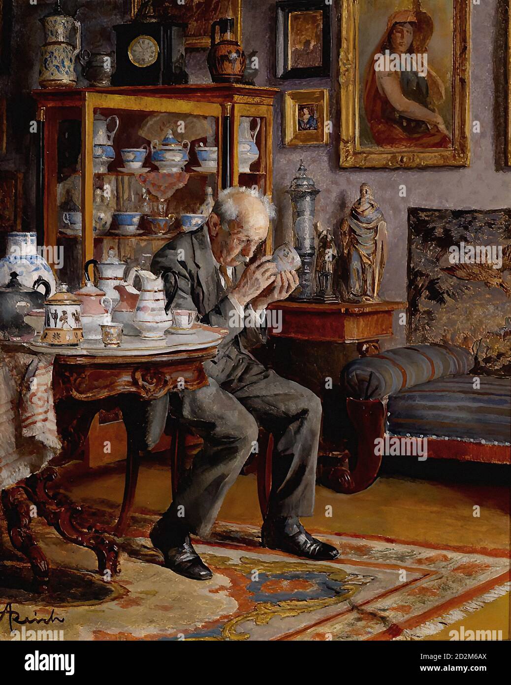 Reich Adolf - the Porcelain Collector 3 - Austrian School - 19th ...