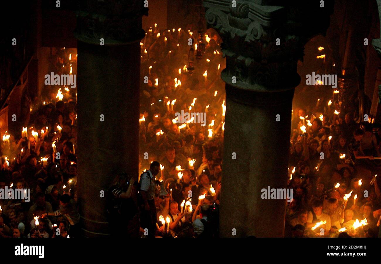 Holy fire sepulcher jerusalem hi-res stock photography and images - Alamy