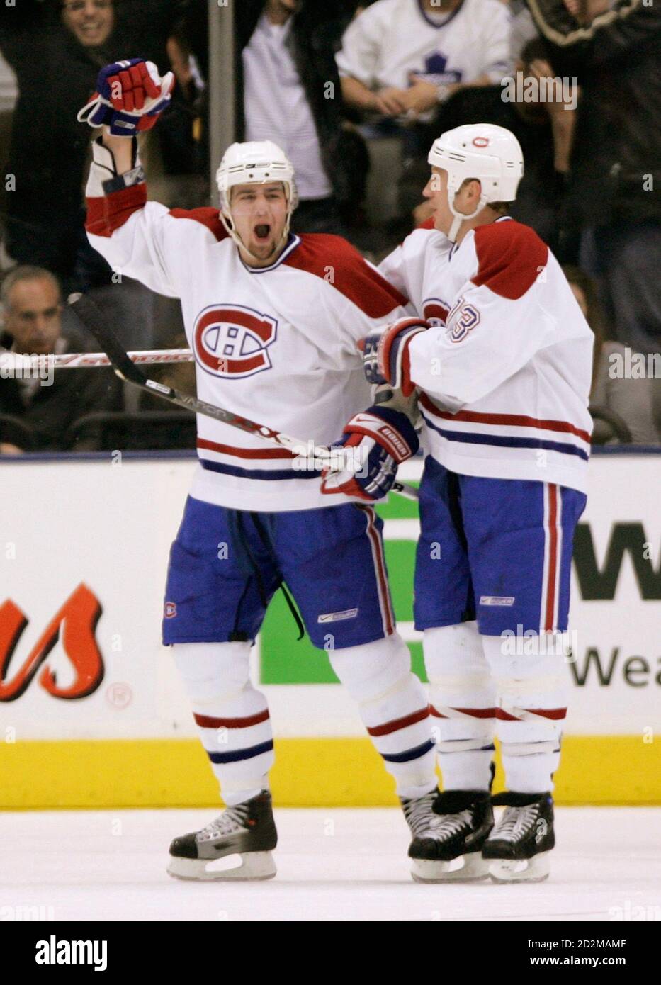 Michael ryder montreal canadiens celebrates hi-res stock photography ...