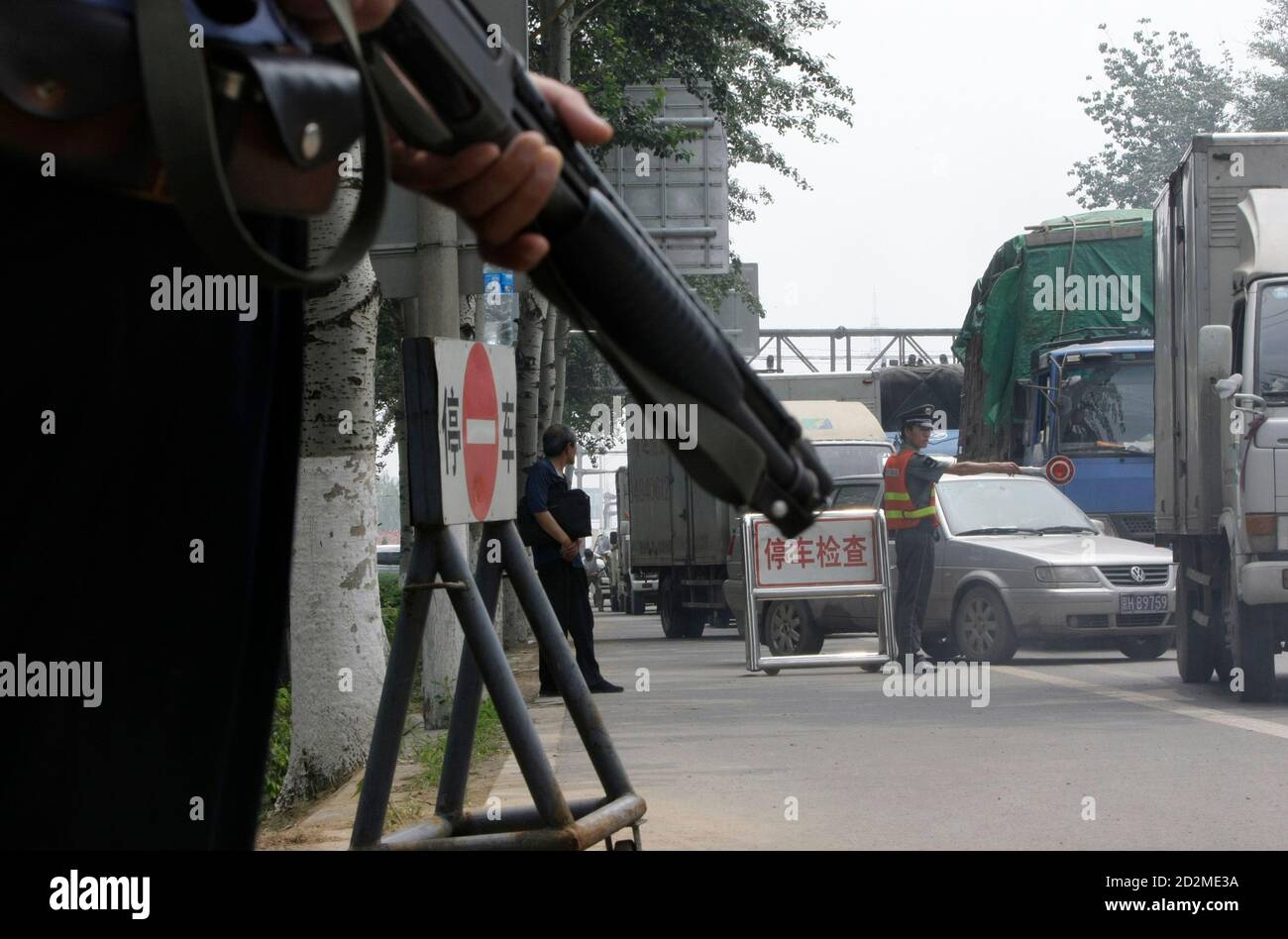 Police checkpoints hi-res stock photography and images - Alamy