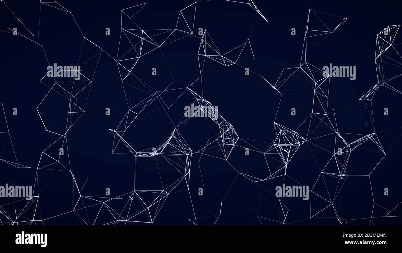 Abstract Plexus Geometrical Shapes. Connection And Web Concept. Digital ...