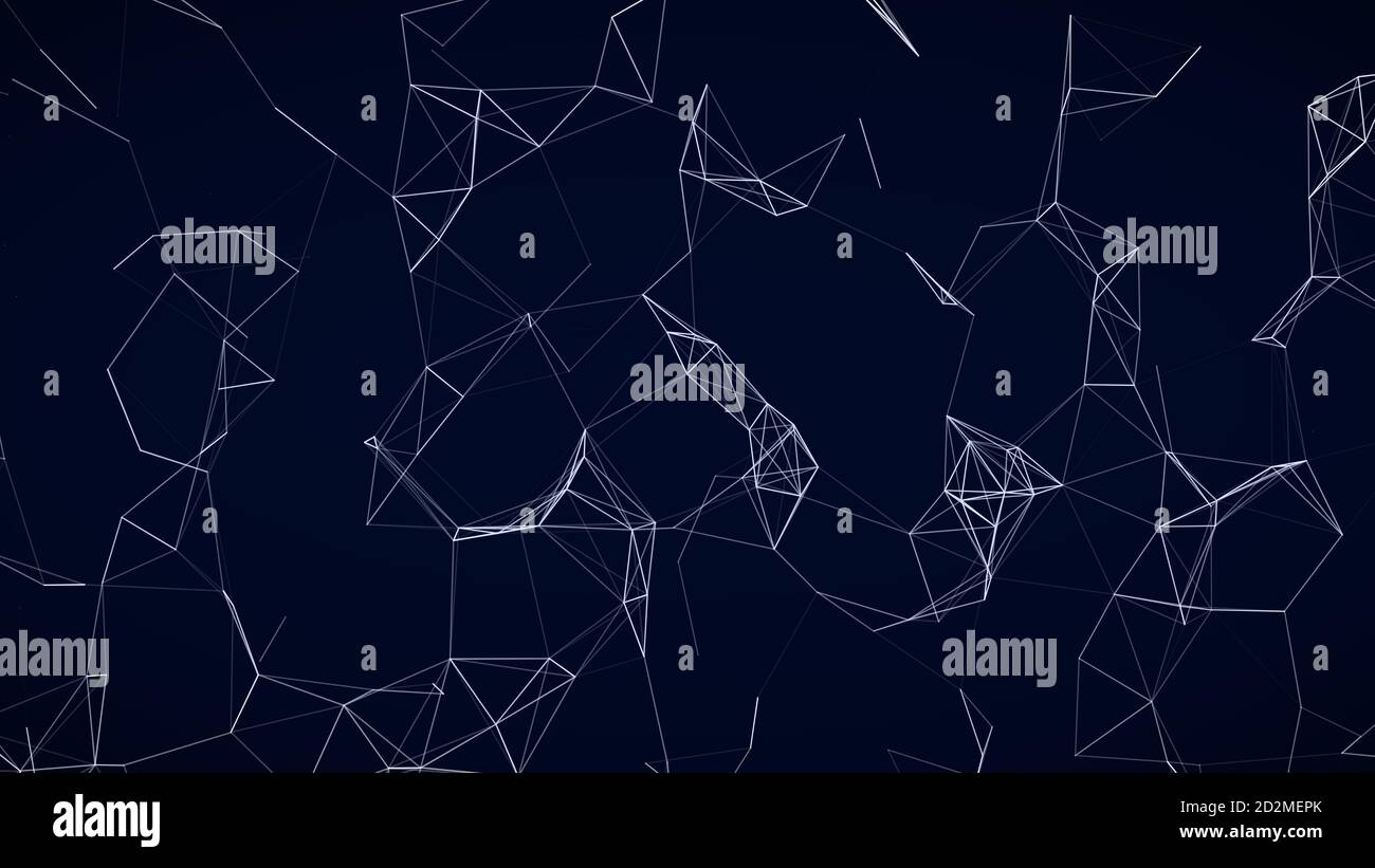 Abstract Plexus Geometrical Shapes. Connection And Web Concept. Digital, Communication And ...