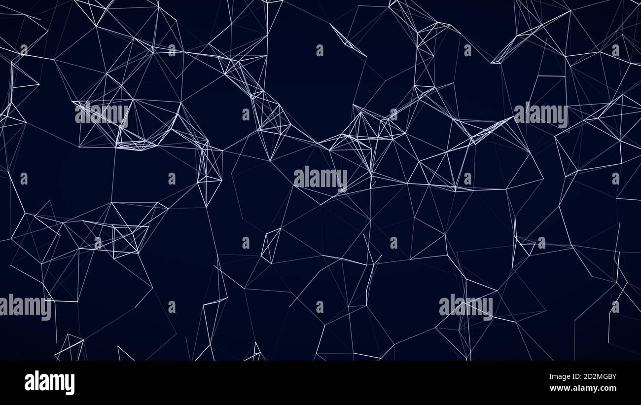 Abstract Plexus Geometrical Shapes. Connection And Web Concept. Digital, Communication And ...