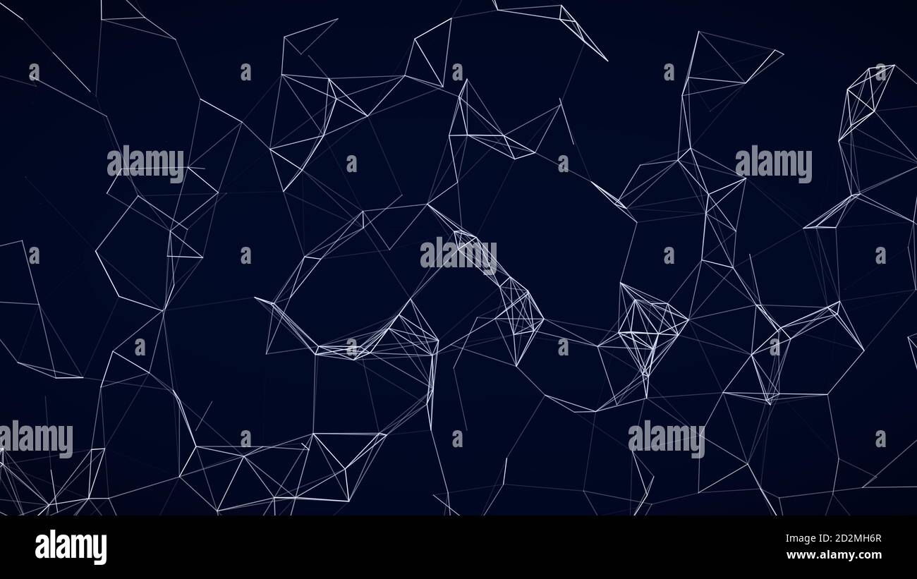 Abstract Plexus Geometrical Shapes. Connection And Web Concept. Digital, Communication And ...